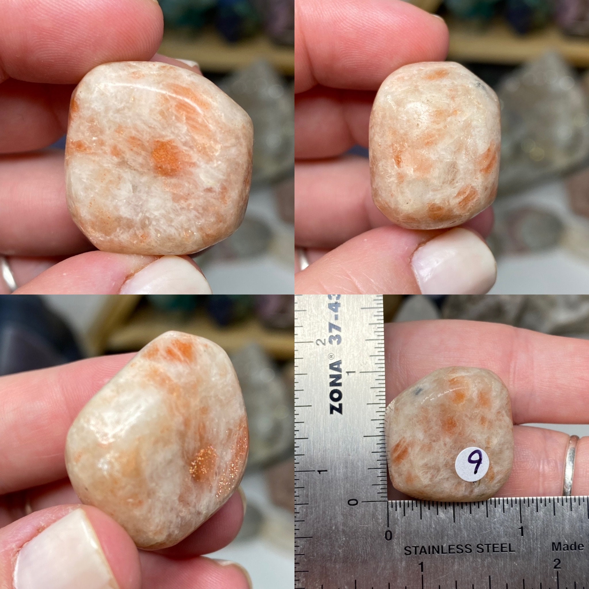 Sunstone Large Tumbles 's 1-9 Sunstone Sunstone Tumble - Etsy UK