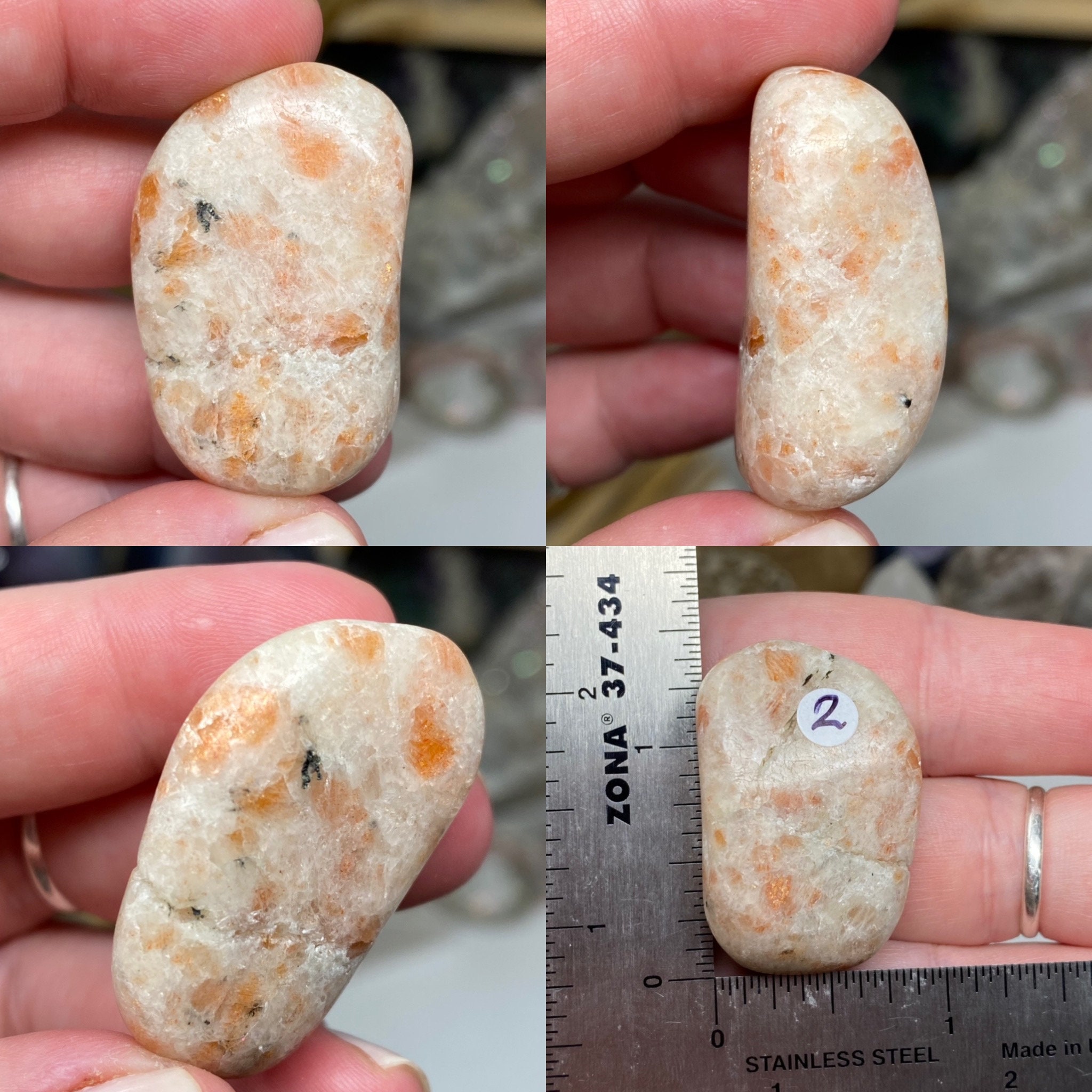 Sunstone Large Tumbles 's 1-9 sunstone sunstone tumble | Etsy