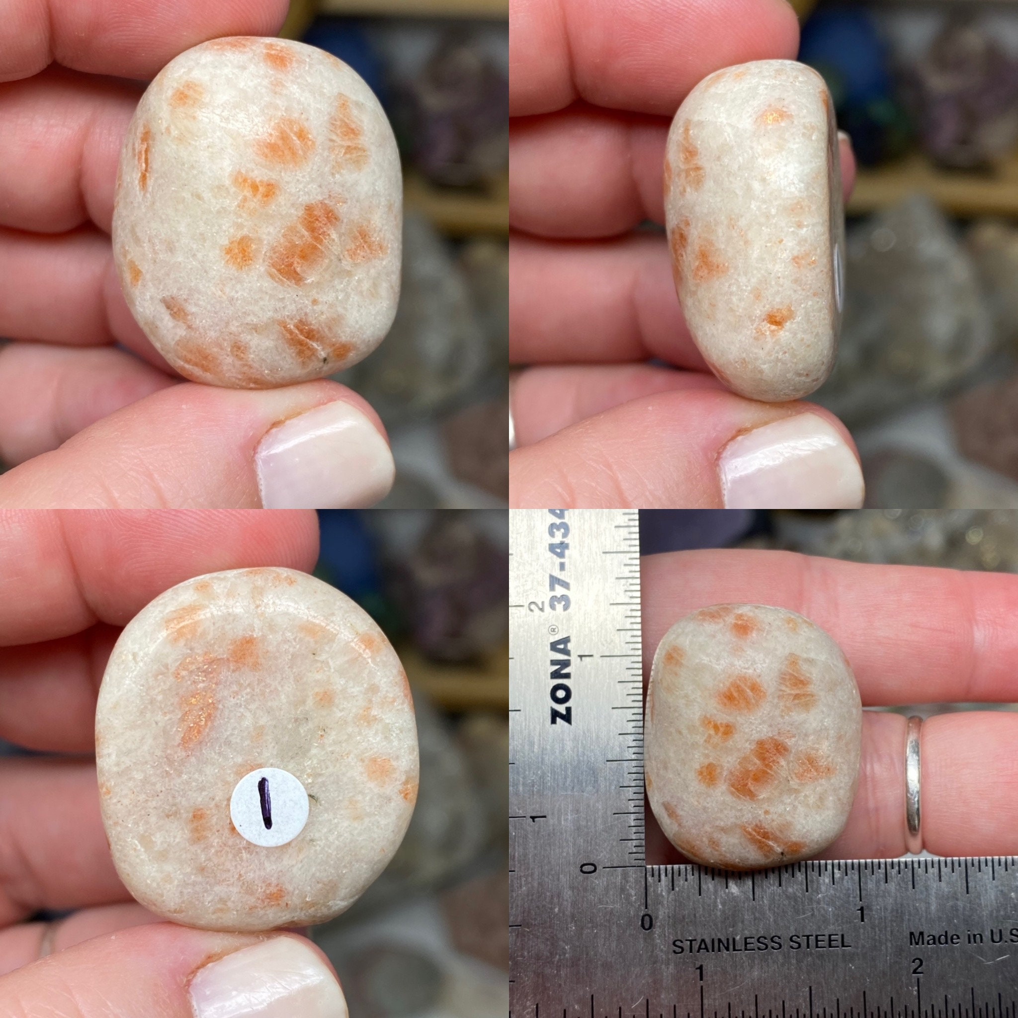 Sunstone Large Tumbles 's 1-9 sunstone sunstone tumble | Etsy