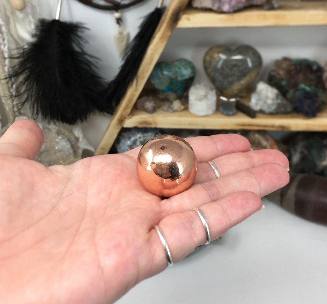 Copper 30mm Spheres copper copper spheres metal spheres | Etsy