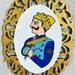 Indian Raja Rani Rajput Rajasthani Style Motifs Painted on - Etsy