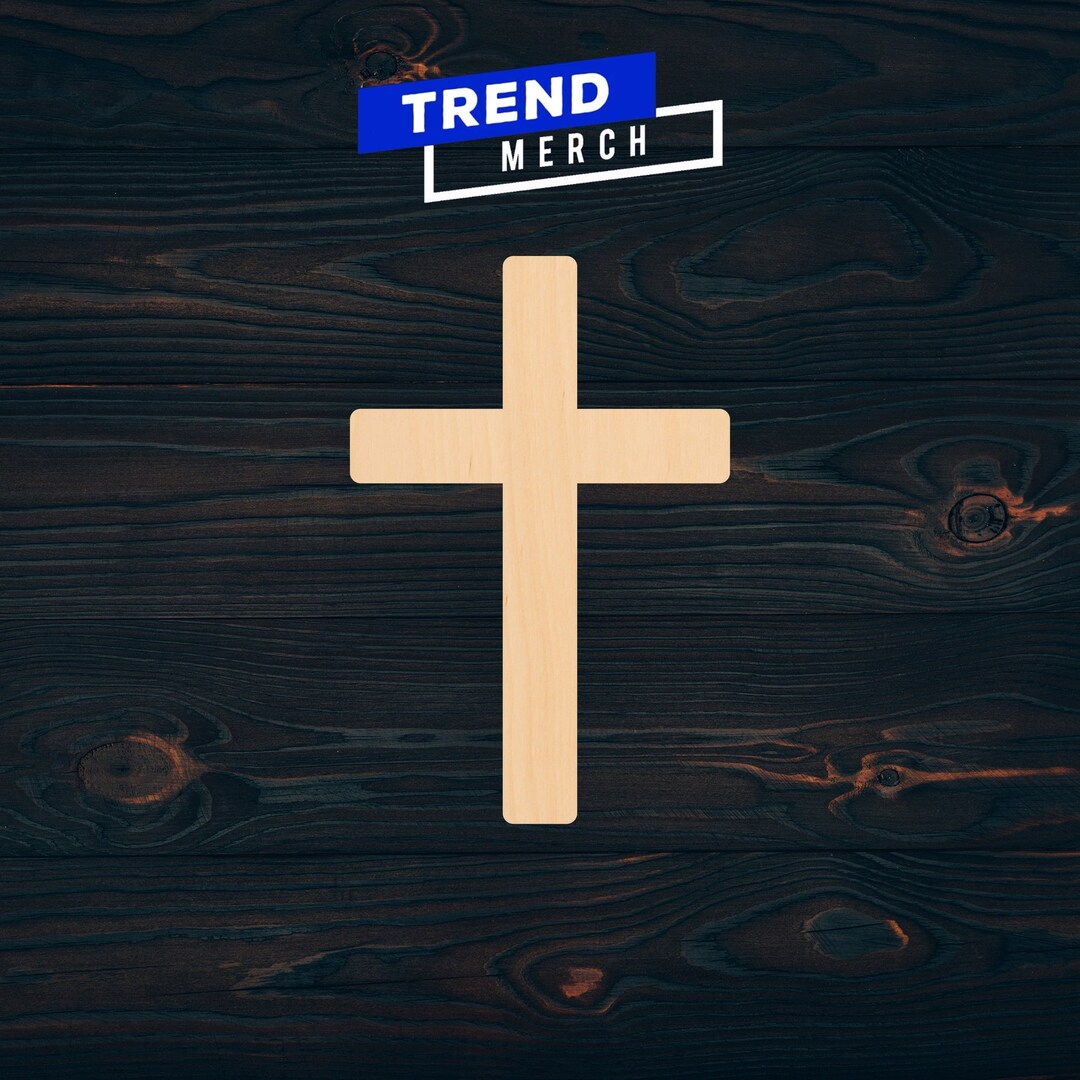 Cross Wood Cutout, Cross Wood Shape, Unfinished Wooden Shape, Wood ...