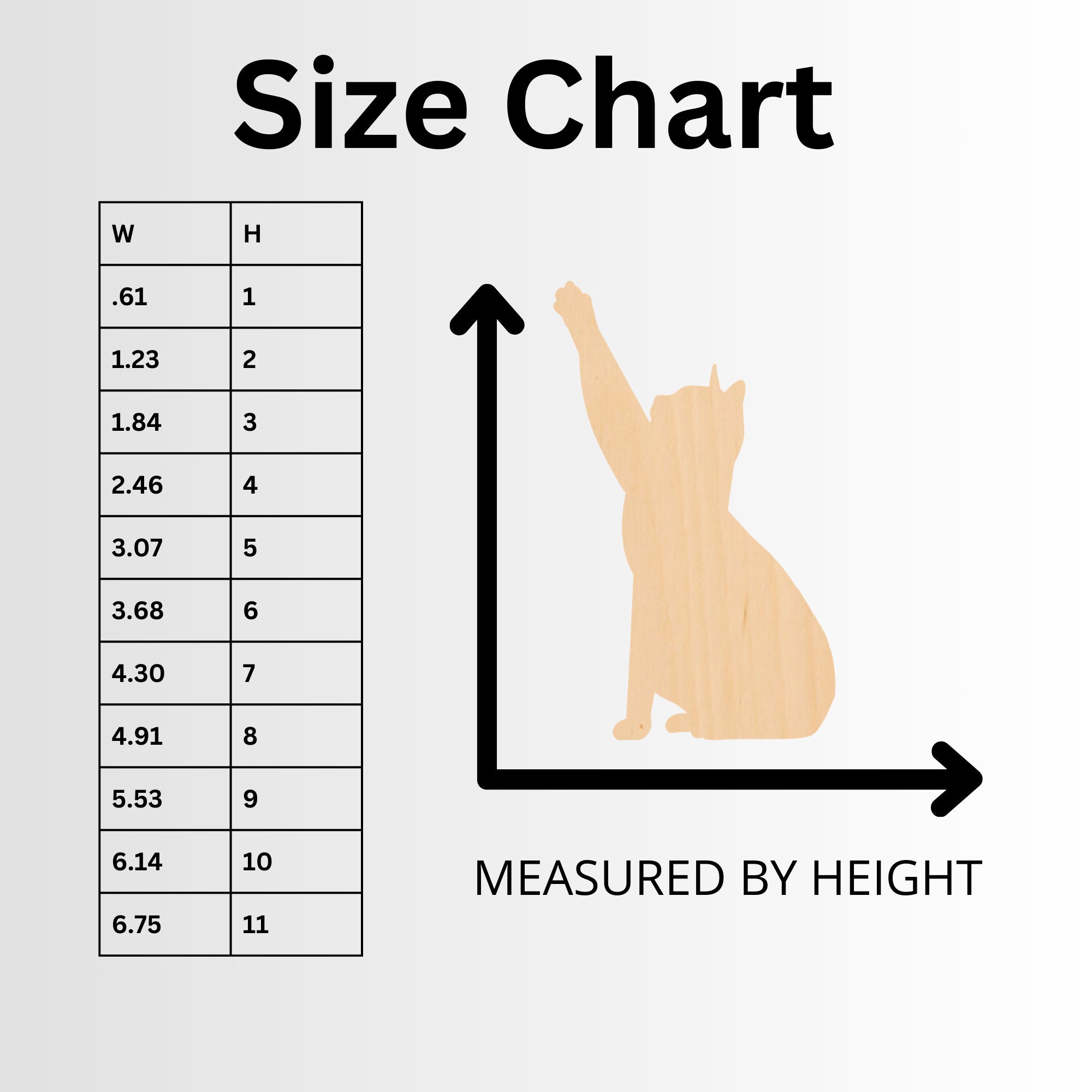 Unfinished Wood Cat Reaching Shape, Wooden Reaching Cat for DIY Crafts ...