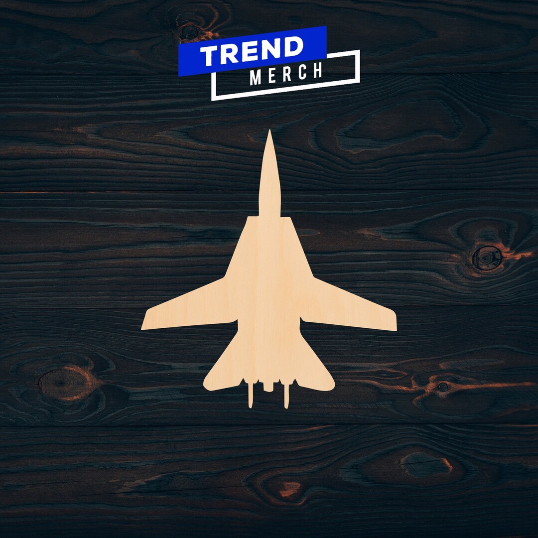 Fighter Jet Wood Cutout, Jet Wood Shape, Unfinished Wooden Shape, Wood ...