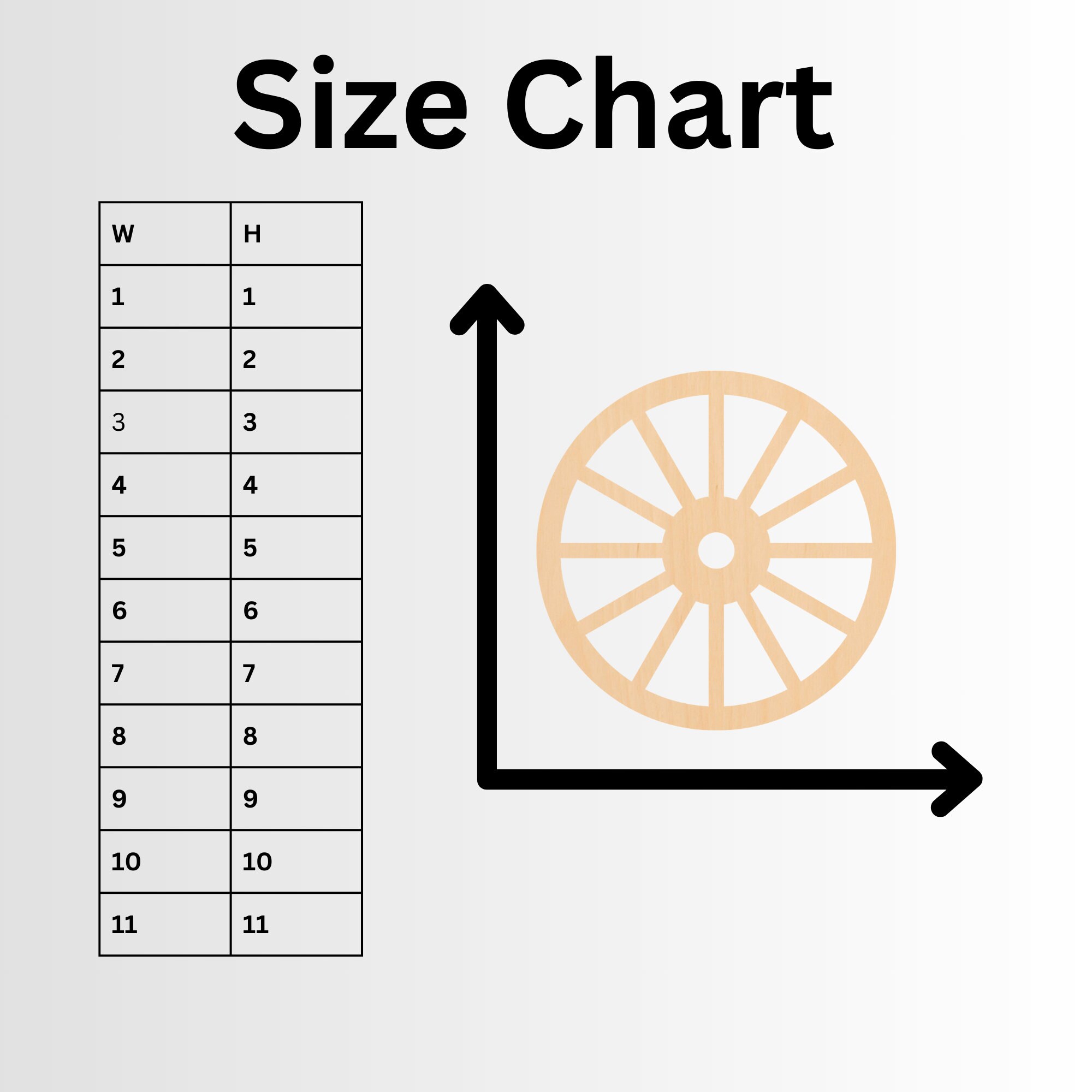 Wagon Wheel Wood Cutout, Unfinished Wooden Wagon Wheel Shape DIY Crafts ...