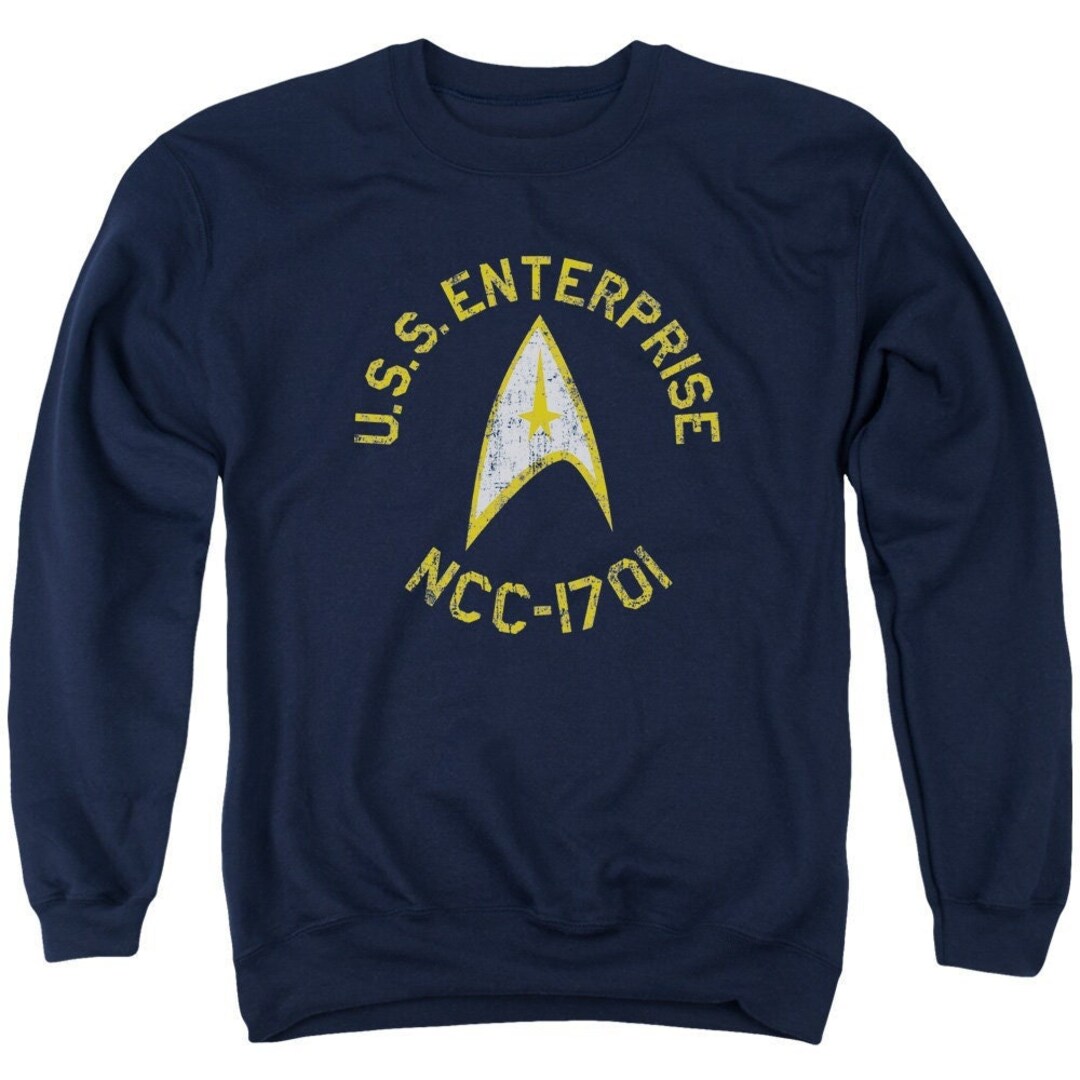 Star Trek Sweater, USS Enterprise NCC-1701 - Etsy