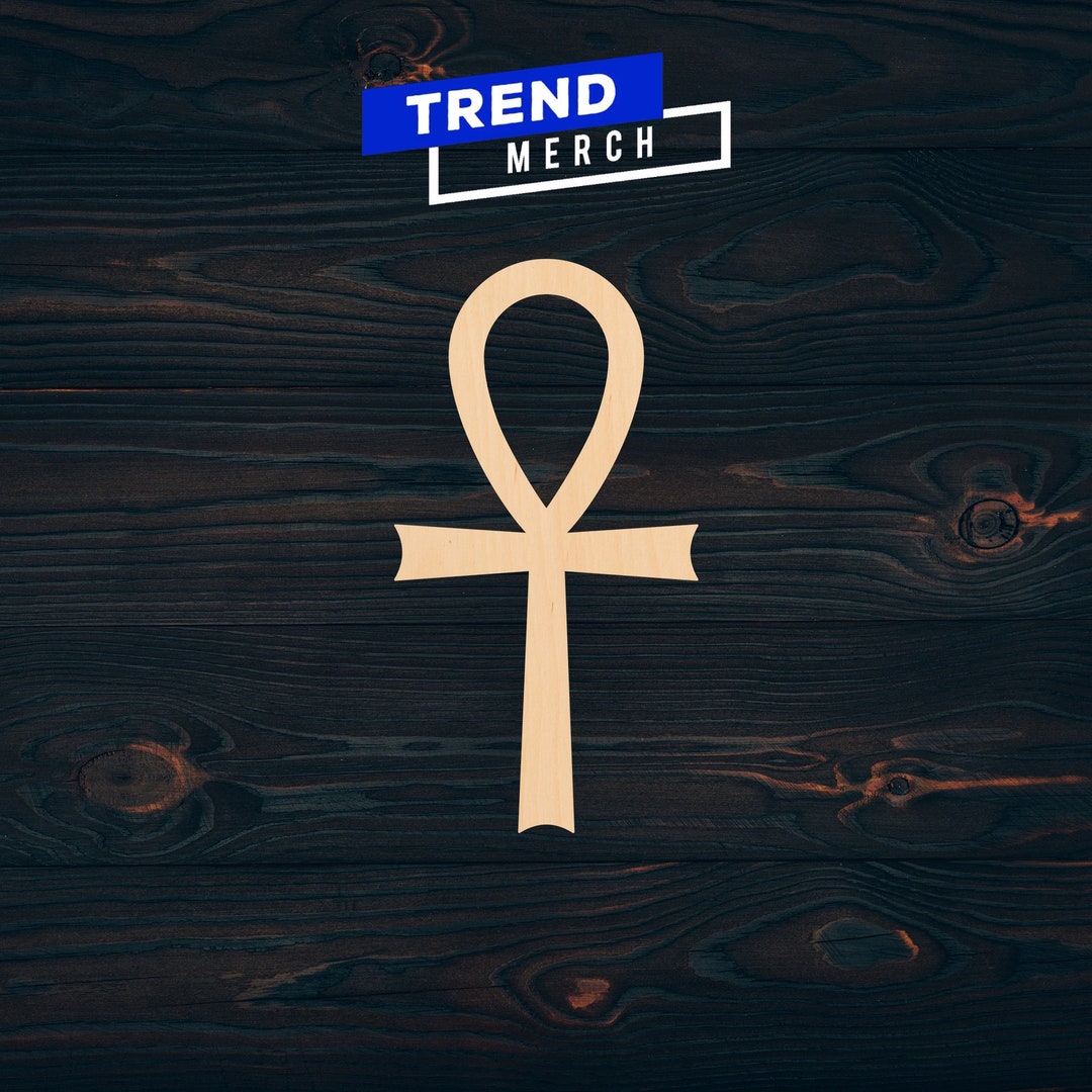 Ankh Wood Cutout, Ankh Wood Shape, Unfinished Wooden Shape, Wood Shape ...