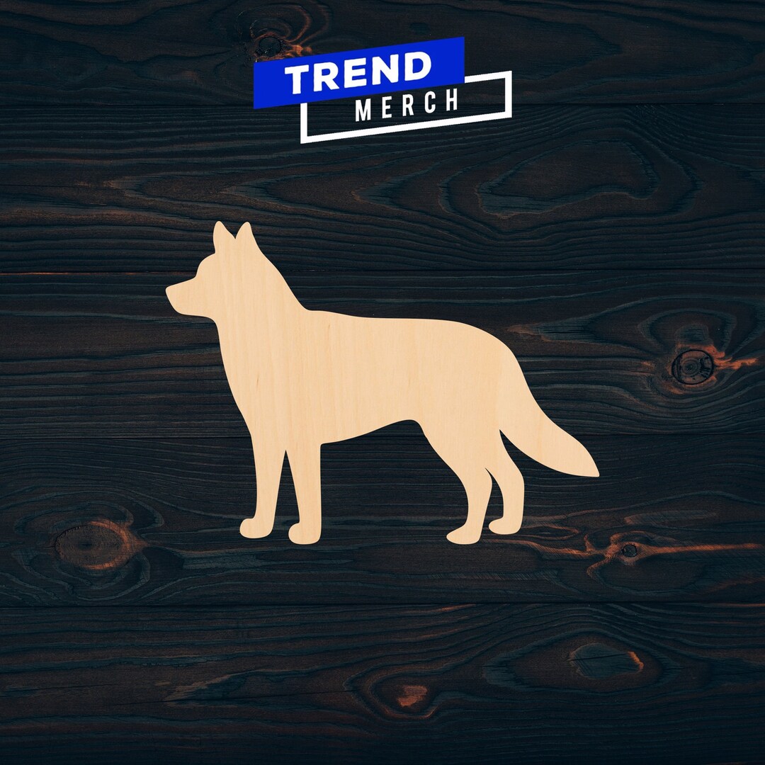 Husky Wood Cutout, Husky Wood Shape, Unfinished Wooden Shape, Wood ...