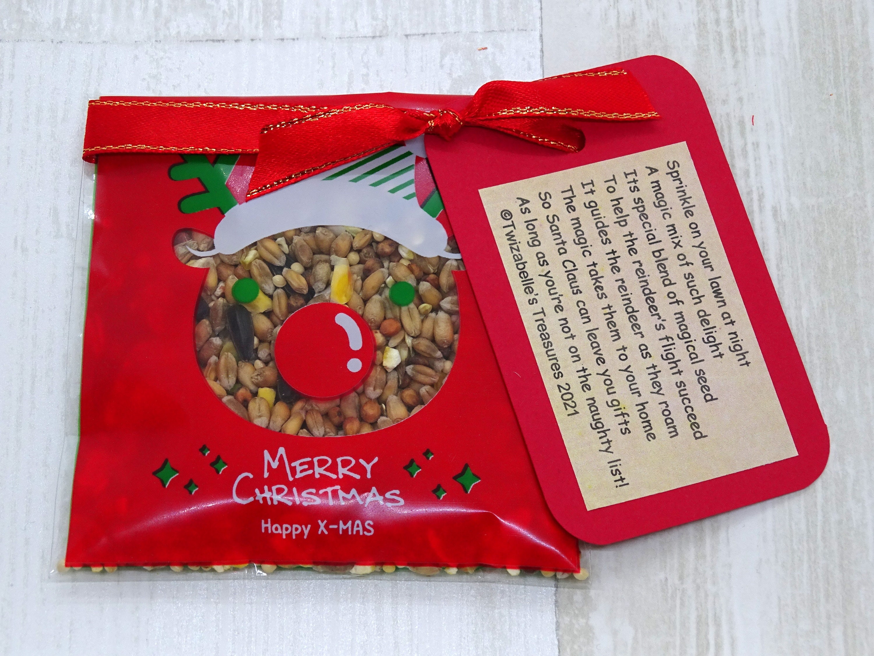 Wildlife Friendly Magical Reindeer Food & Poem Christmas Eve - Etsy UK
