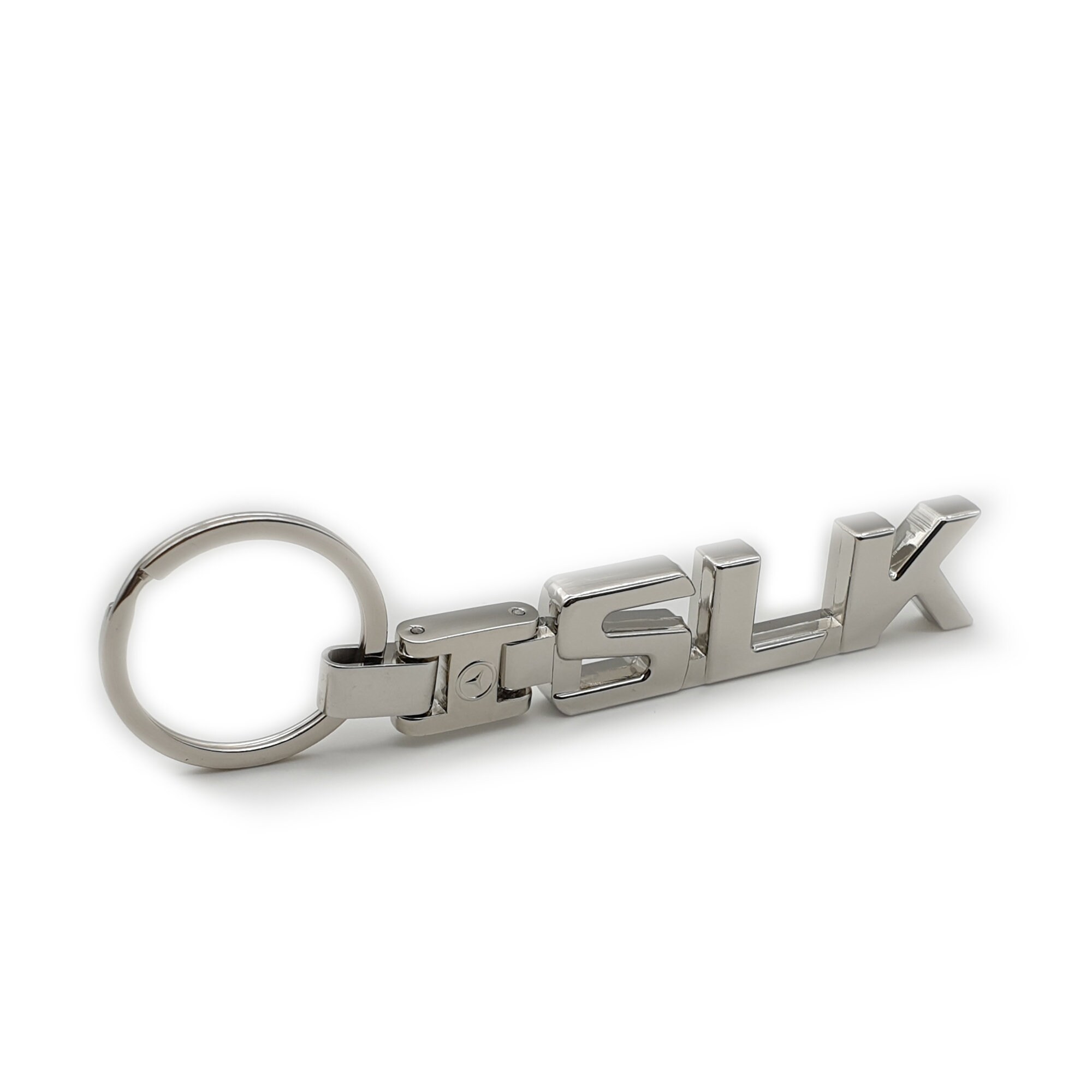 Mercedes Benz SLK AMG Keyring Car Badge Key Fob Gift Chrome UK Seller ...