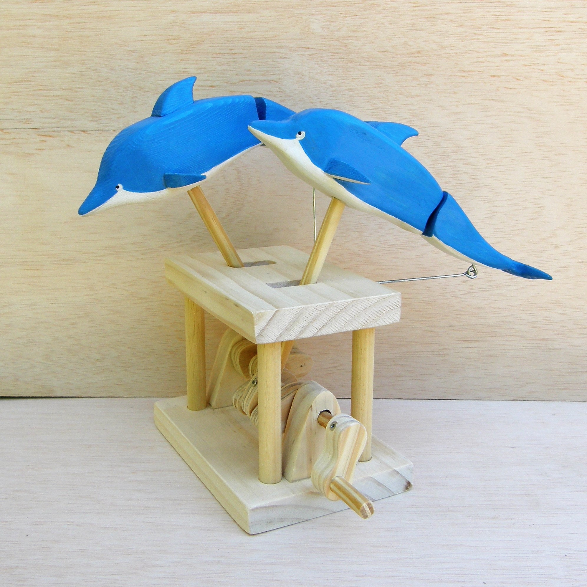 Dolphin Automaton Wooden Automaton Decoration Automaton - Etsy Sweden