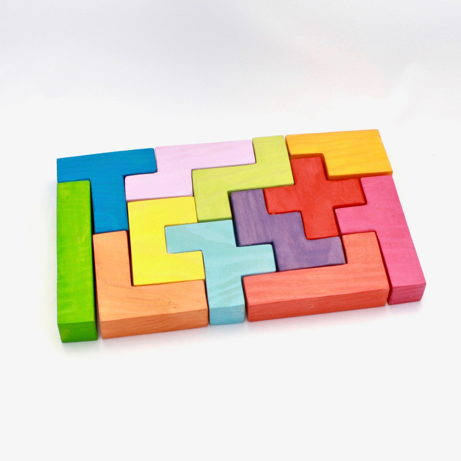 Pentomino Puzzle 3d⎜wooden Teaser⎜mathematical Game⎜wooden Puzzle ...