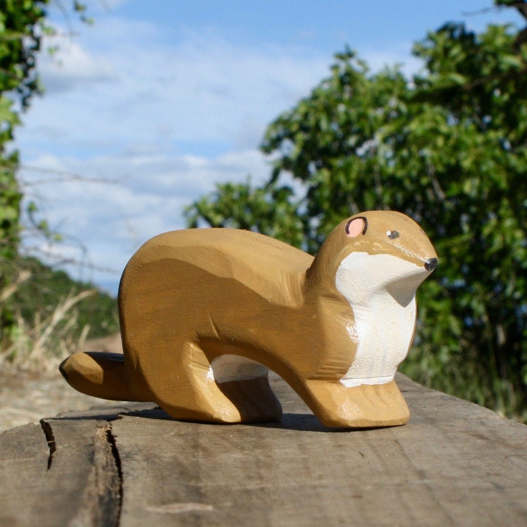 Wooden Weasel⎜wooden Wild Animals⎜animal Toy⎜ecological Toy⎜educational ...