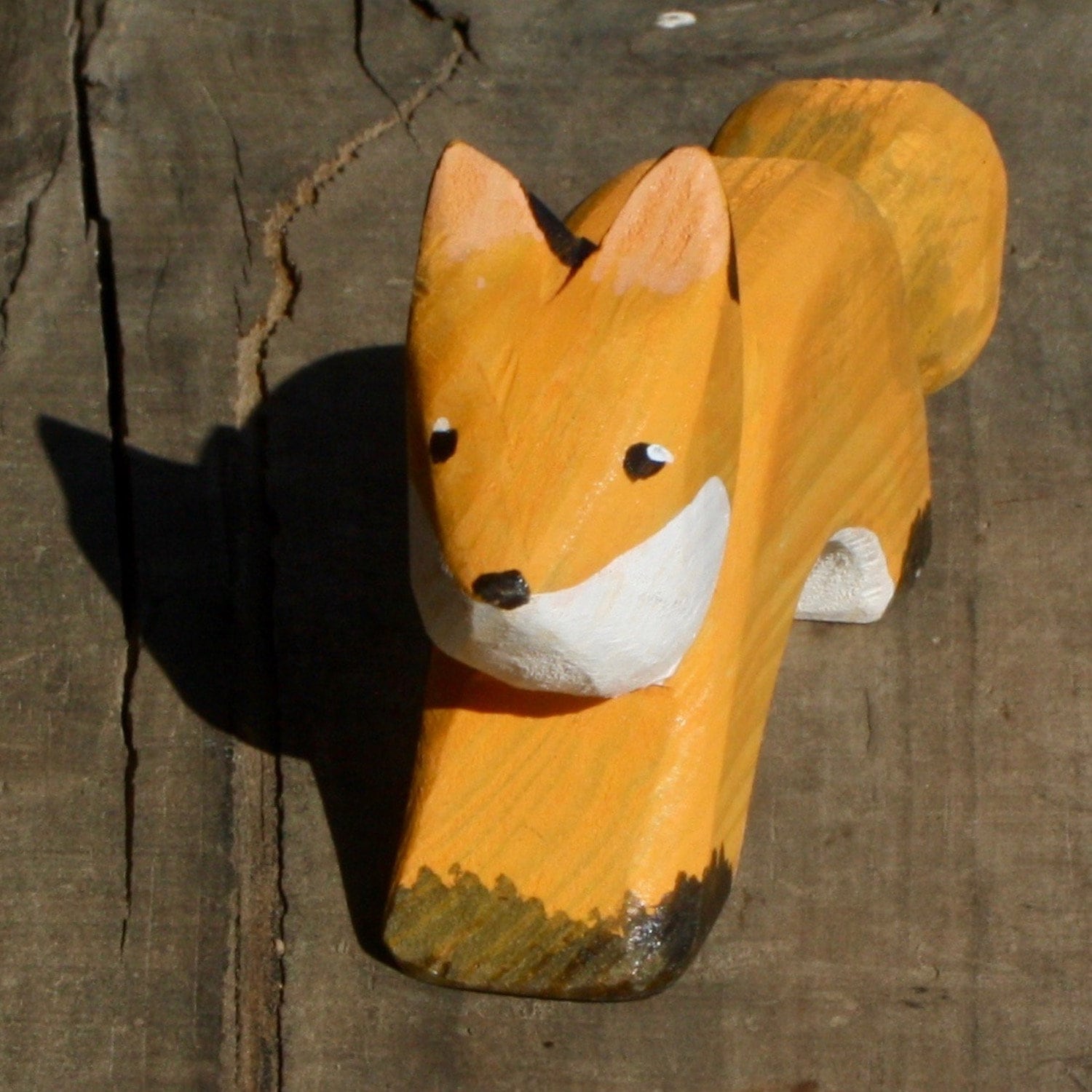 Wooden Fox⎟wooden Wild Animals⎟wooden Toy⎟ecologic Toy⎟educational Toy ...