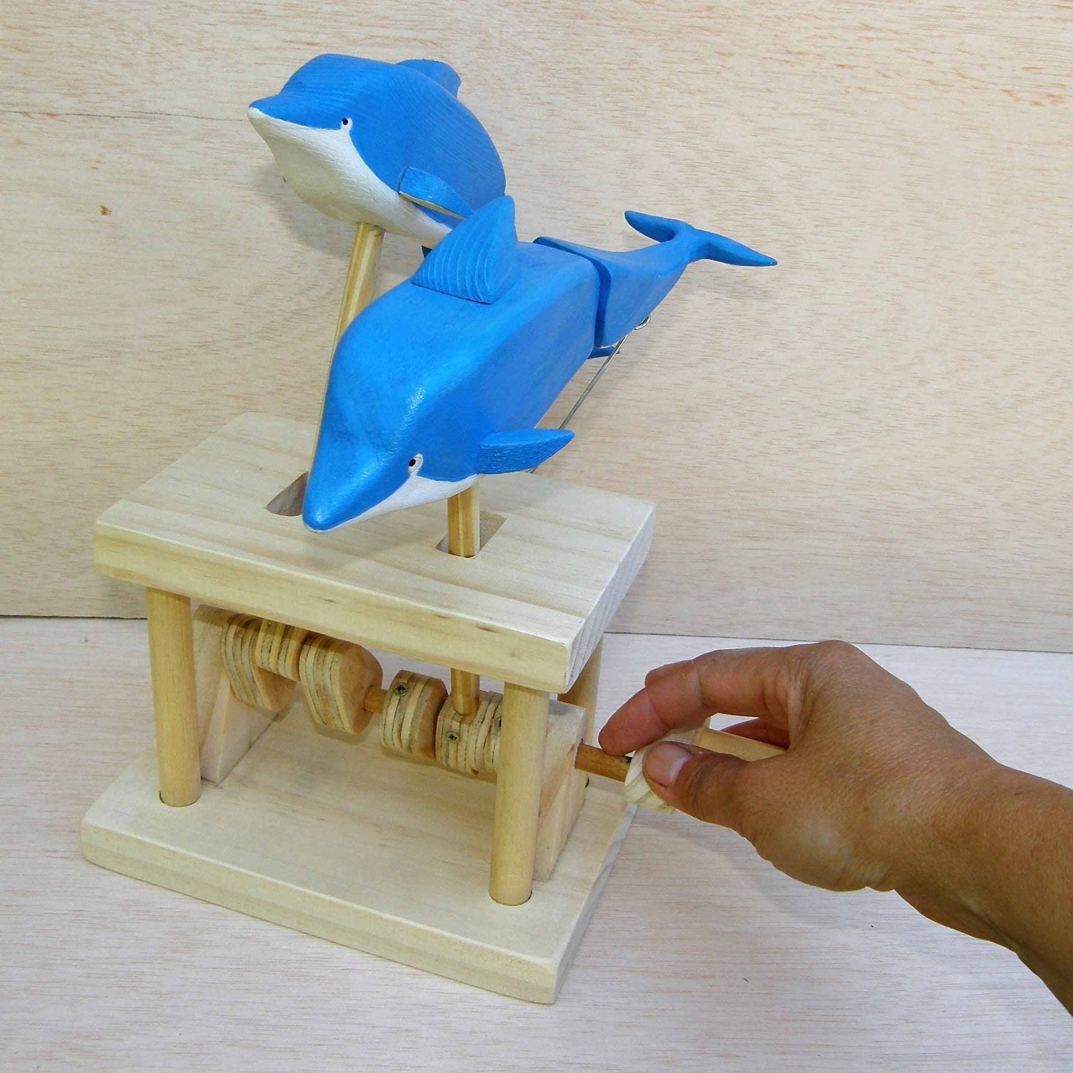 Dolphin Automaton Wooden Automaton Decoration Automaton - Etsy UK