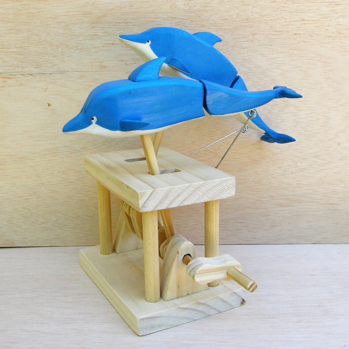 Dolphin Automaton Wooden Automaton Decoration Automaton - Etsy Canada