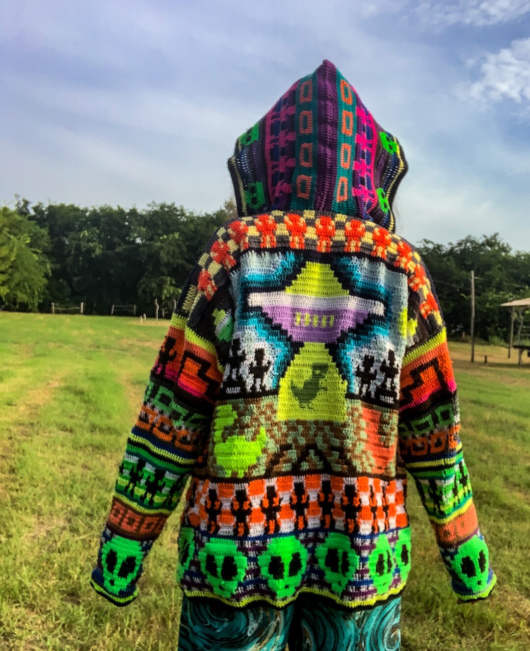 Alien Crochet Coat - Etsy