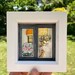 Cat in a Window Drawing Painting Papercut Watercolour - Etsy