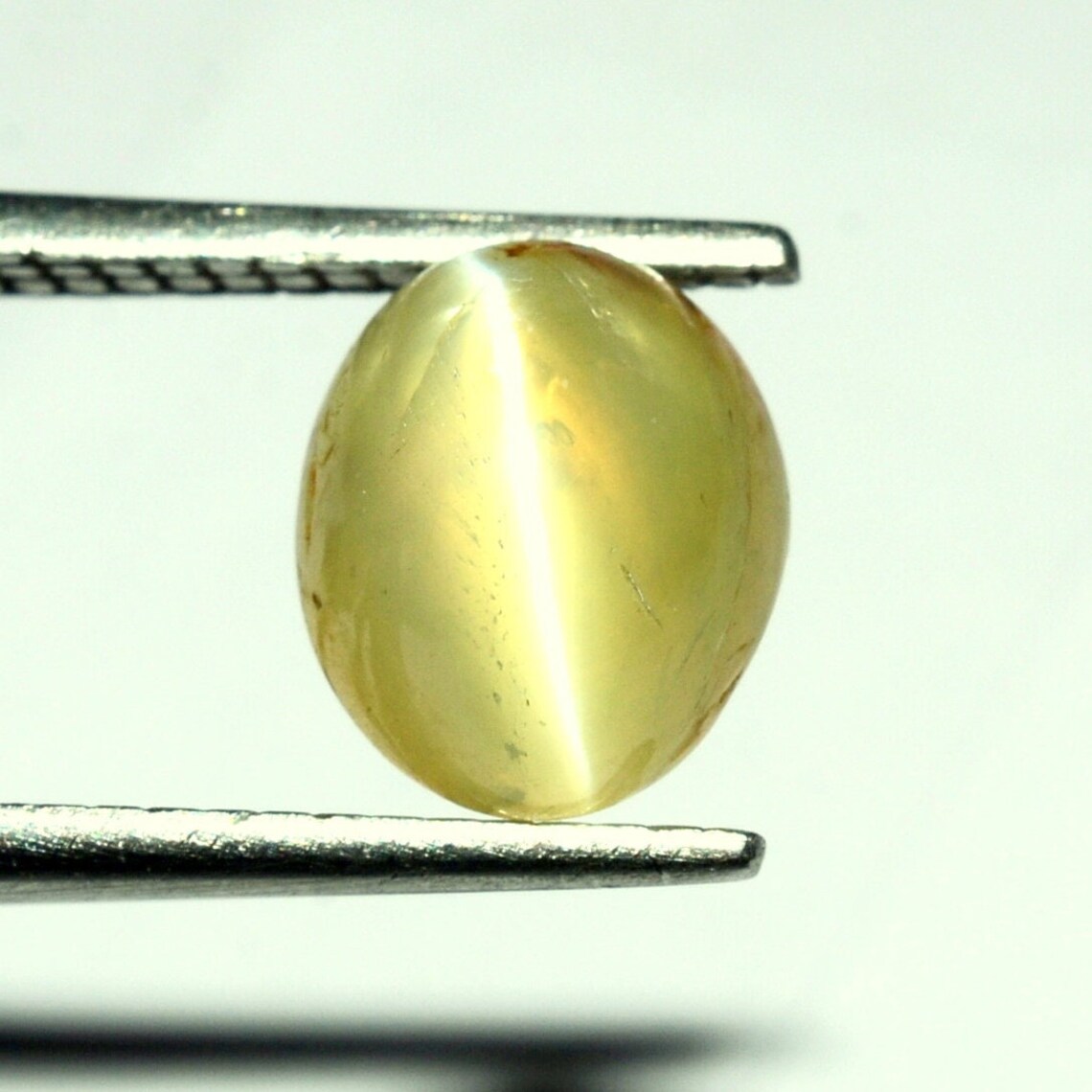 Natural Chrysoberyl Cat's Eye Gemstone Yellow Chrysoberyl - Etsy