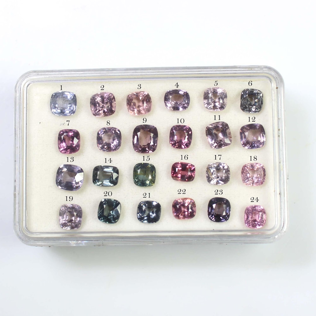 AAA Multi Color Spinel Gemstone, Mix Shape Faceted Cut - Etsy