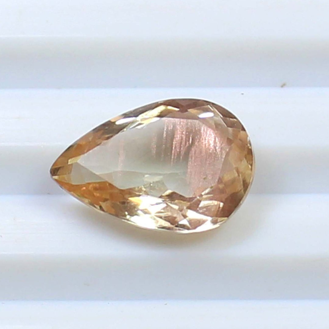 Red Oregon Sunstone Gemstone Pear Shape Faceted Gemstone Fire Sunstone ...