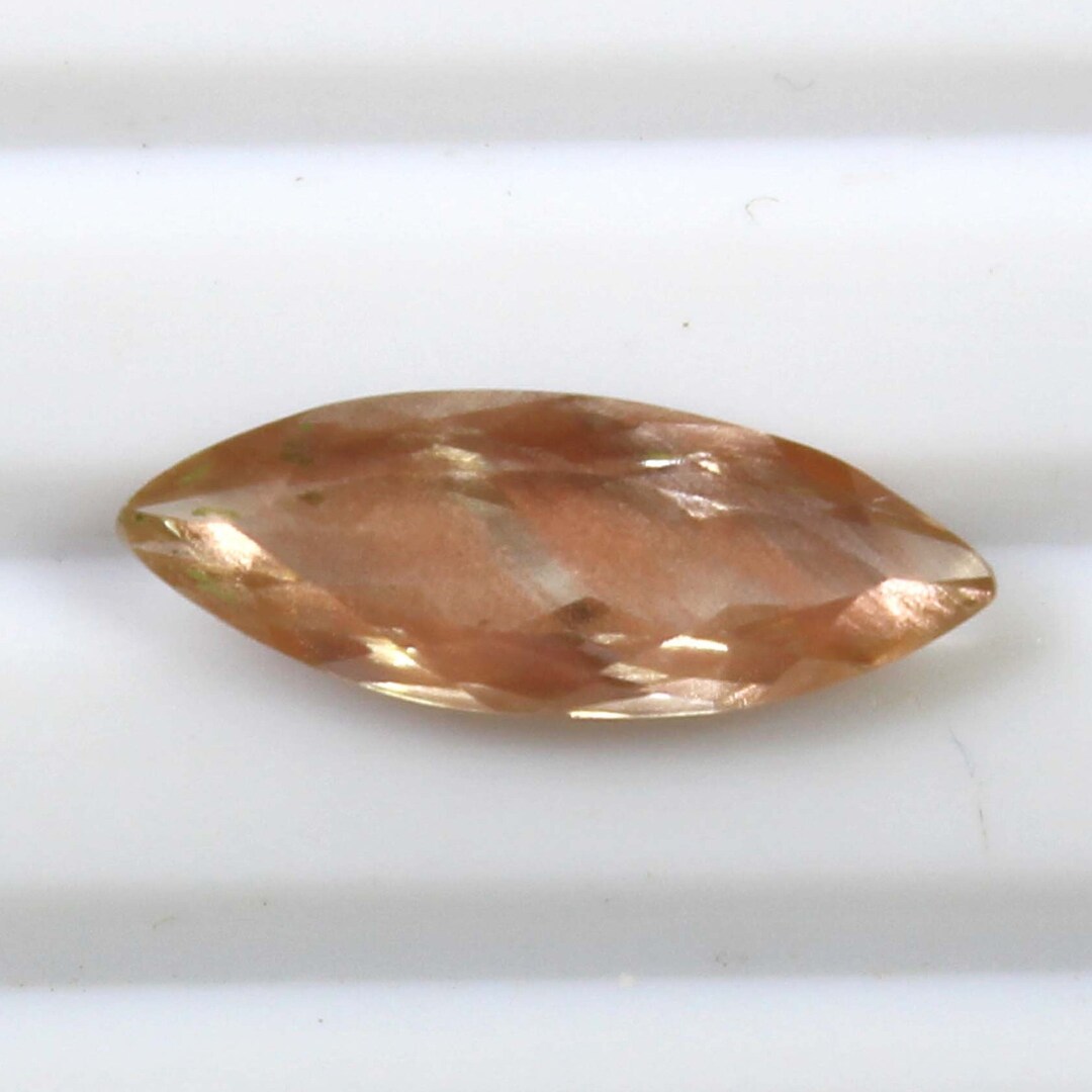 A Grade Oregon Sunstone Marquise Cut Faceted Loose Gemstone Shiny Fire ...