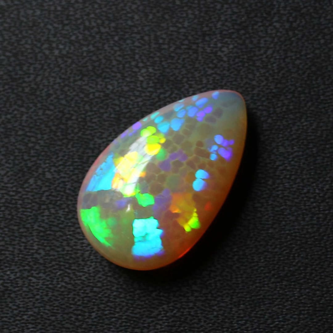 Top Quality Honeycomb Opal Multi Fire Play Opal Pear Shape Natural ...