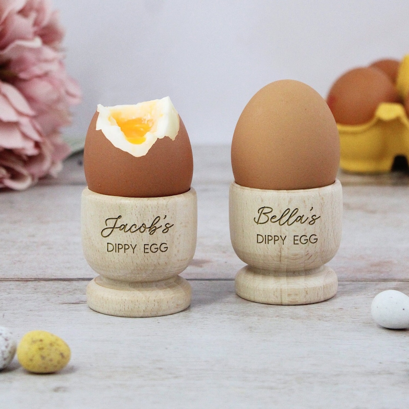 Kids Egg Cup Wooden - Etsy UK