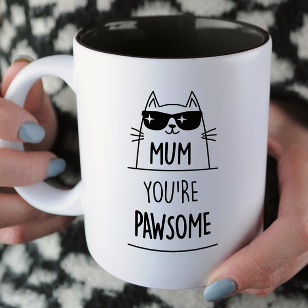 Cat Mom Mug - Etsy