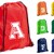 Personalised High Viz Reflective Drawstring Bag Back to School ...
