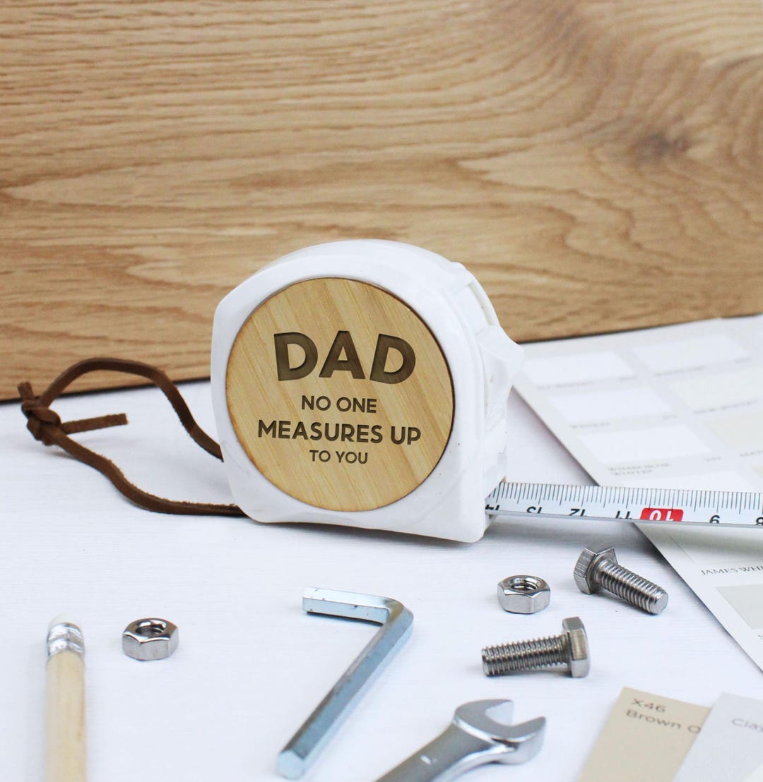 Dad 'no One Measures up to You' 5M Tape Measure for Daddy Father's Day ...