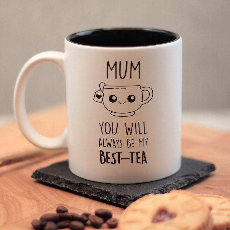 Mum You Will Always Be My Best-tea Mug With Slate Coaster | Etsy UK
