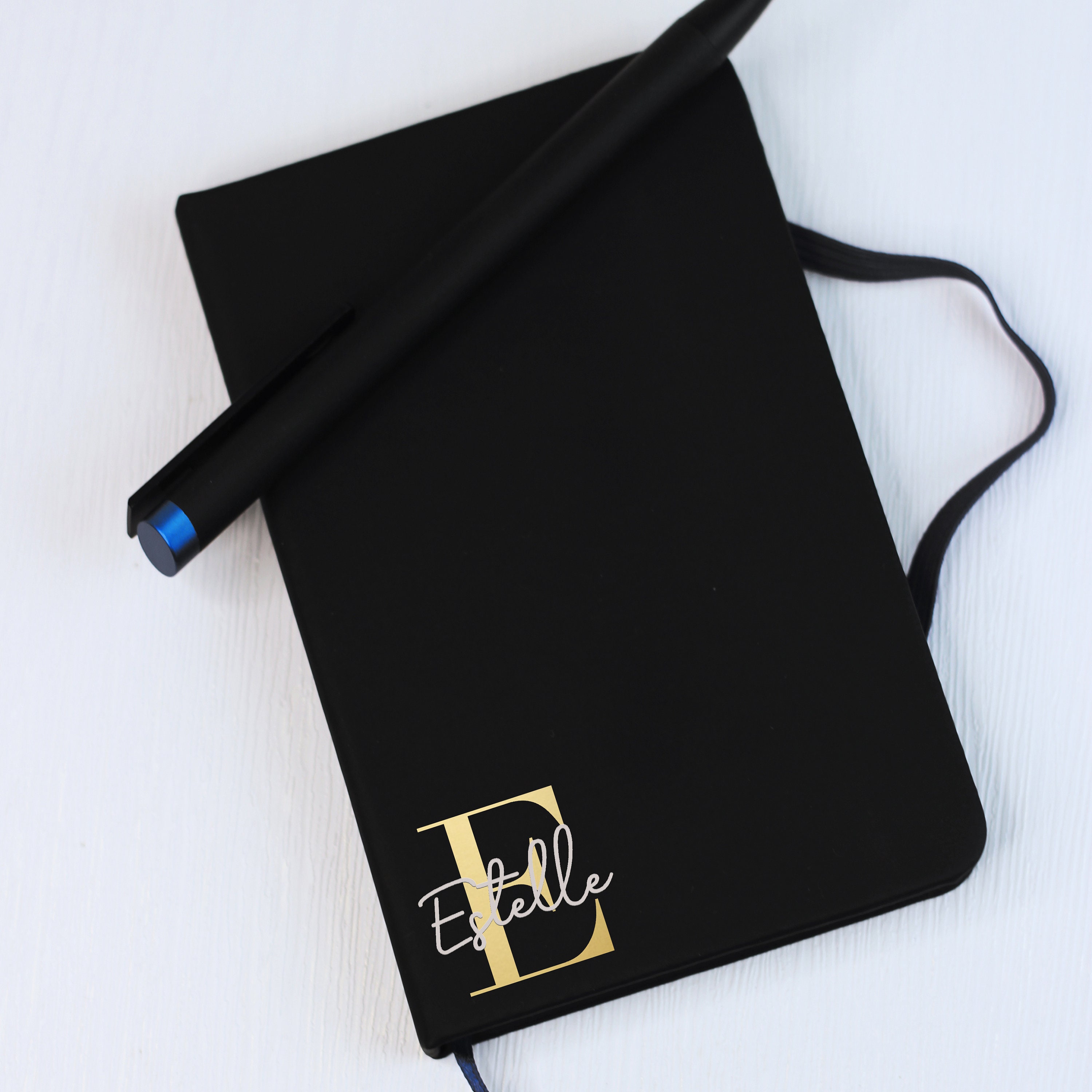 Soft Touch Hardback Personalised A6 A5 A4 Monogram Notebook - Etsy UK