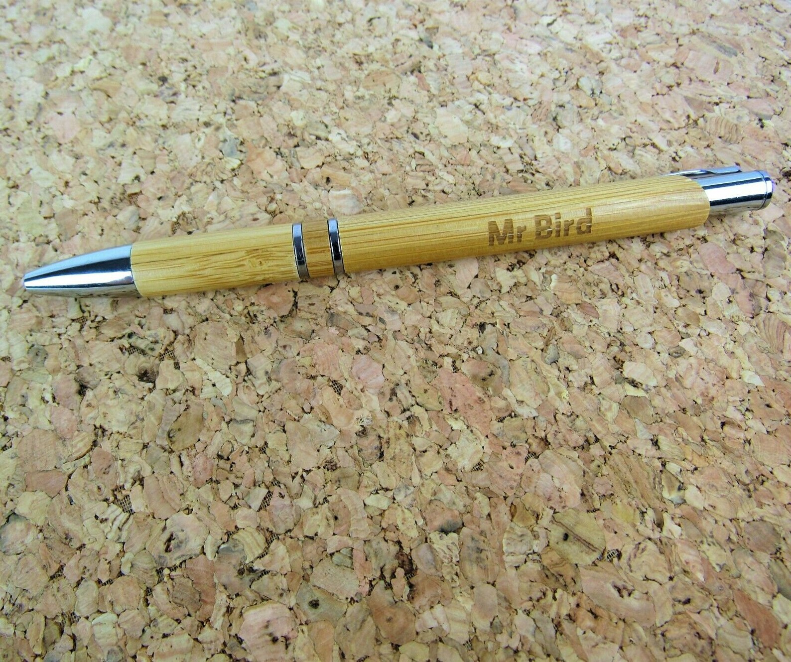 Personalized Bamboo Wooden Pen Custom Laser Engrave Eco | Etsy