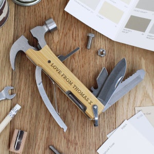 Personalised Hammer Multitool for Dad Grandad Father's Day Gift Daddy ...