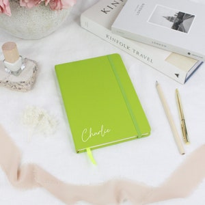 Personalised Hardback Notebook, A6 A5 A4 Lined Notepad, New Job ...
