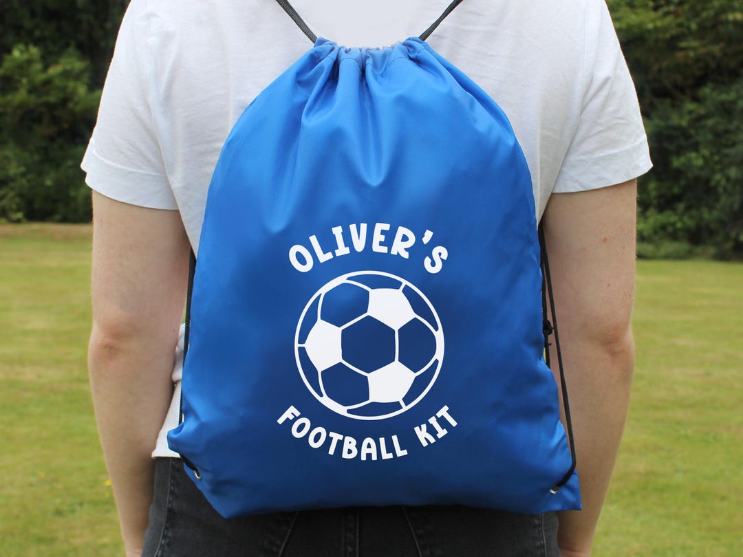 Football Bag, Football Kit Bag for Boys Girls, Personalised Children's ...