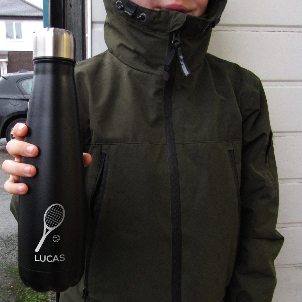 Personalised Water Bottle Flask Hobby / Sports Icon Yoga | Etsy