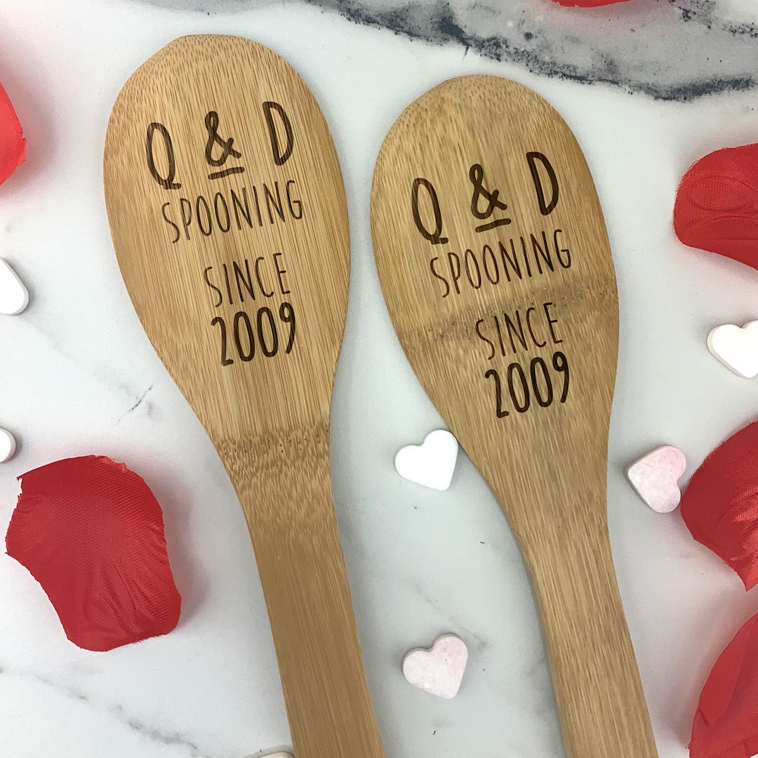 Valentines Day Gifts Forboyfriend, Personalised Spooning Since Wooden ...