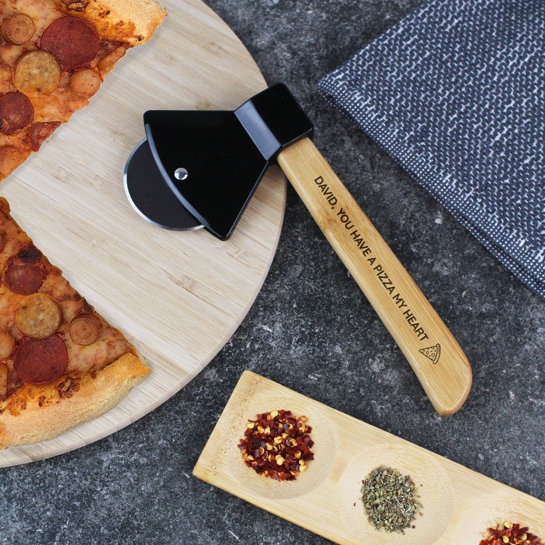 Pizza Cutter Personalised Pizza Wheel Axe Slicer, Father's Day Gift ...