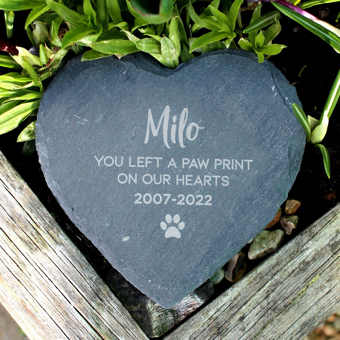 Memorial Plaque for Pet Dog - Personalised Dogs Grave Stone ...