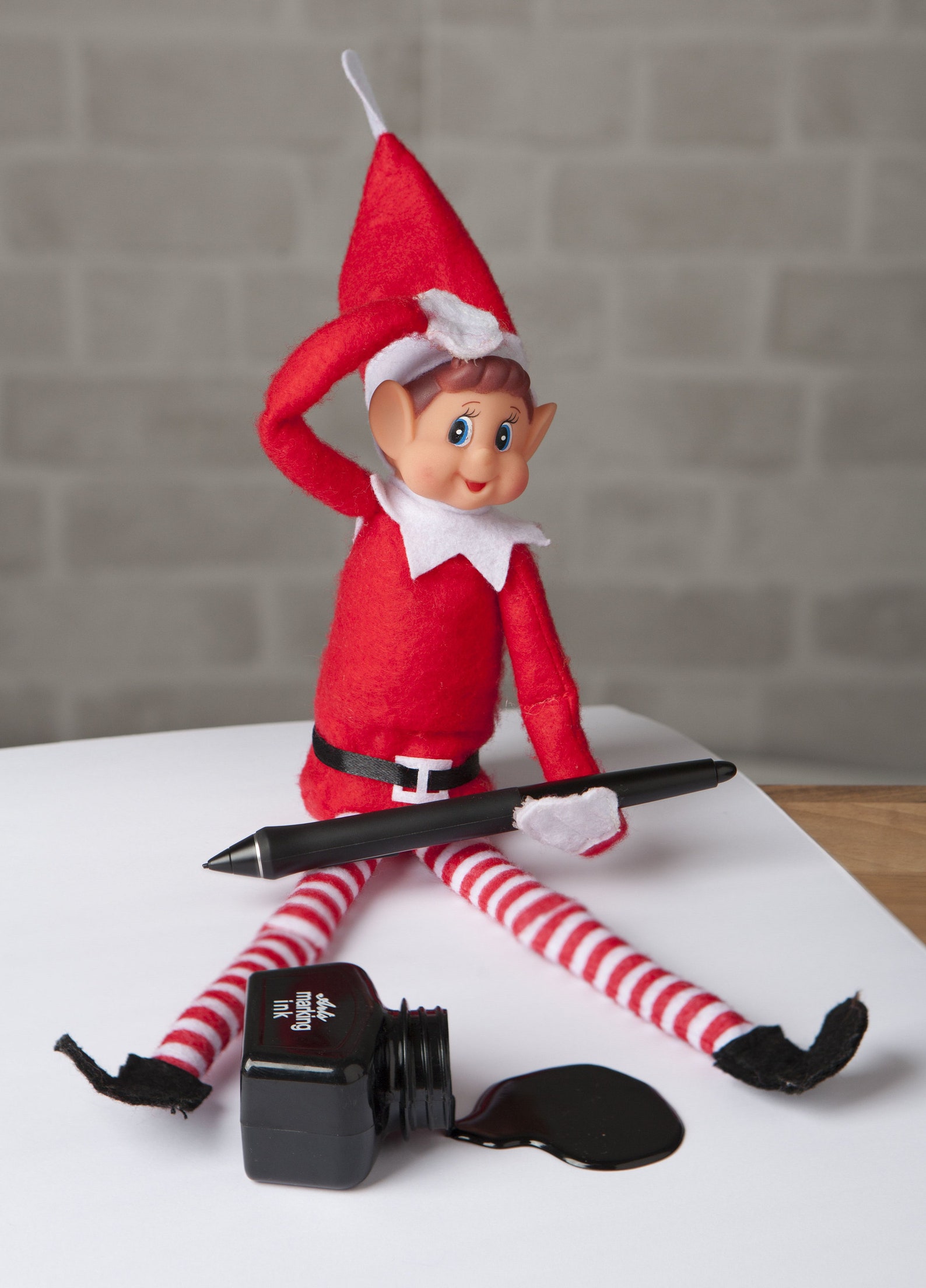 Personalised Elf Arrival Postcard Wooden Christmas Elf in the - Etsy