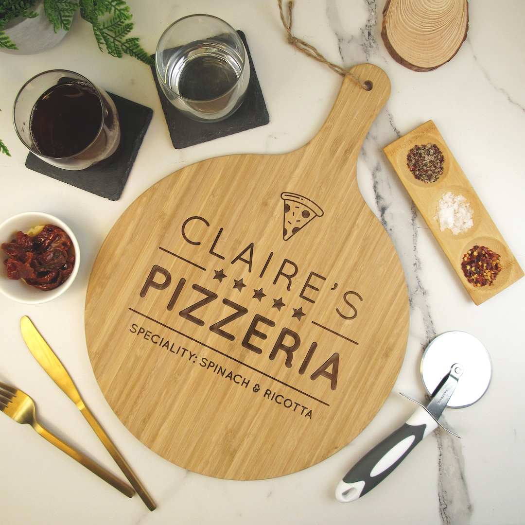 Pizza Paddle Board Personalised With 5 Star Pizzeria Design, Name ...