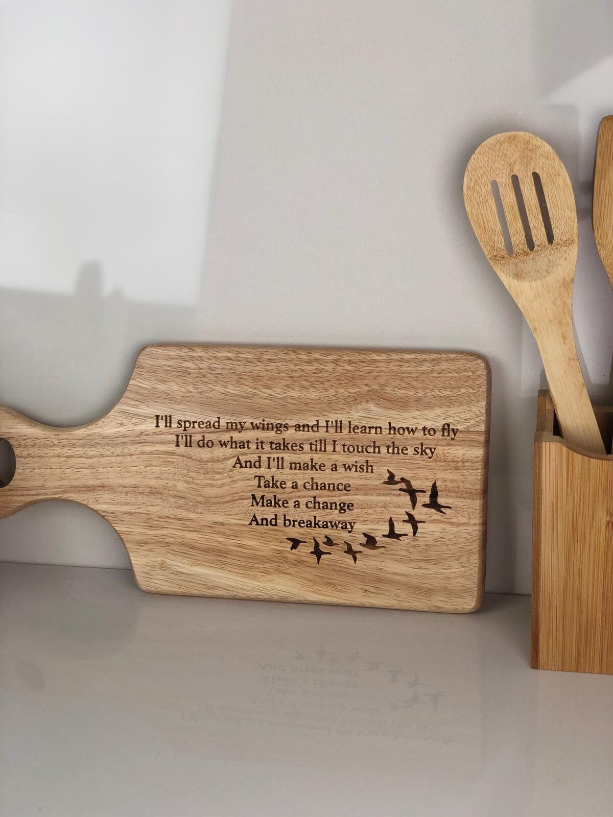 Special Music Lyrics Board, Sentimental Personalised Chopping Board ...