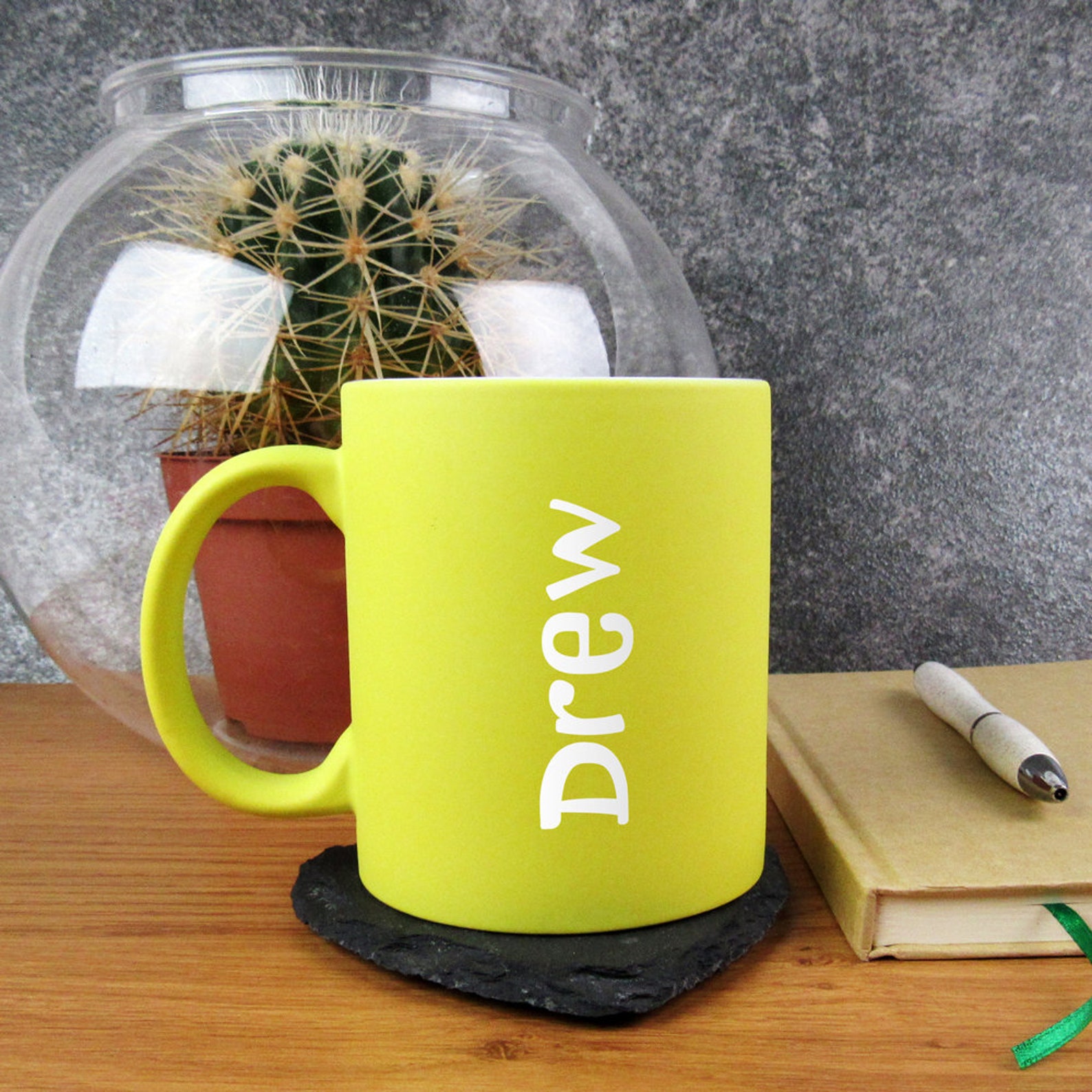 Personalised Neon Mug Ceramic Mug Fluorescent 310ml Tea Cup | Etsy