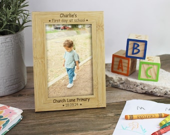 First Day at School Photo Box Frame... - Etsy