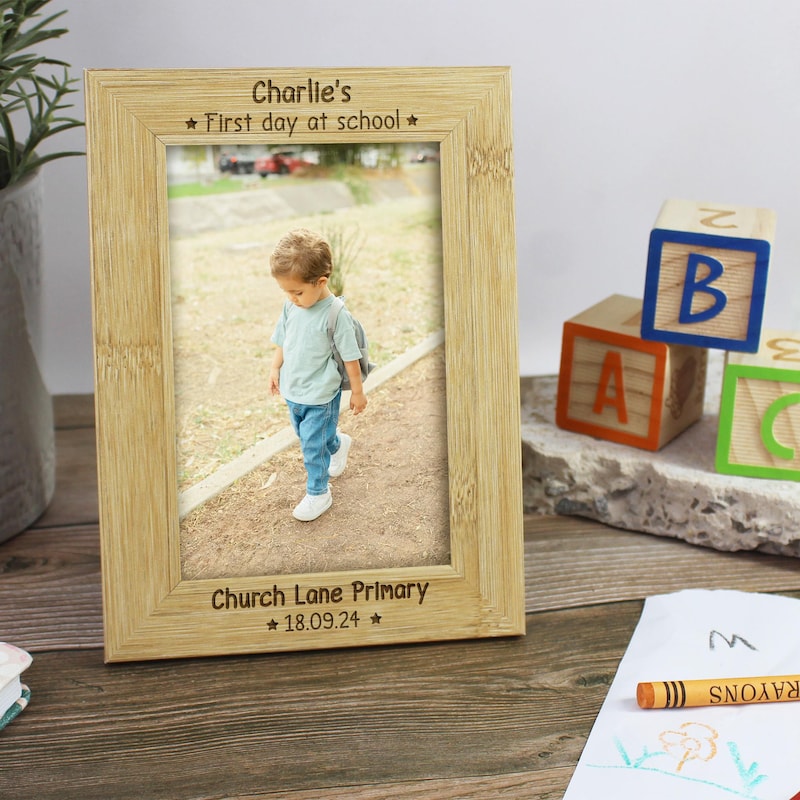 School Photo Frame - Etsy