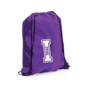 Personalised Children's Drawstring Bag Sport School PE Kit Bag for Boys ...