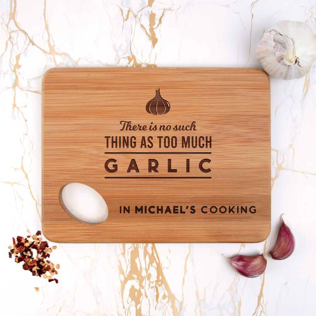 Garlic Lover Gift, There is No Such Thing as Too Much Garlic, Small ...