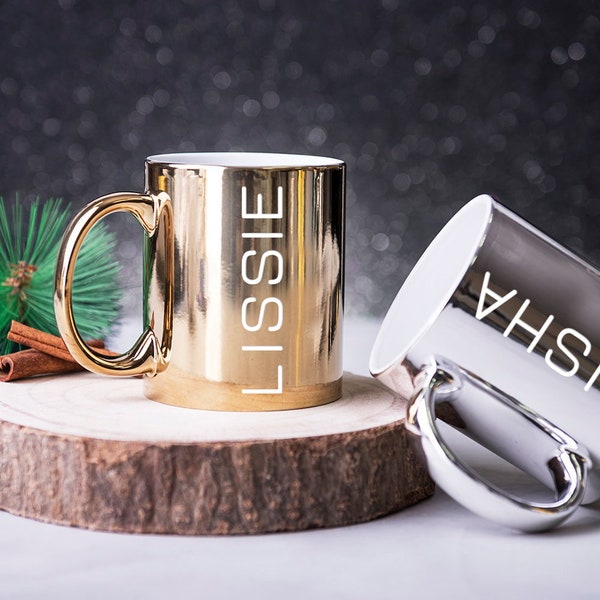 Gold Mug - Etsy